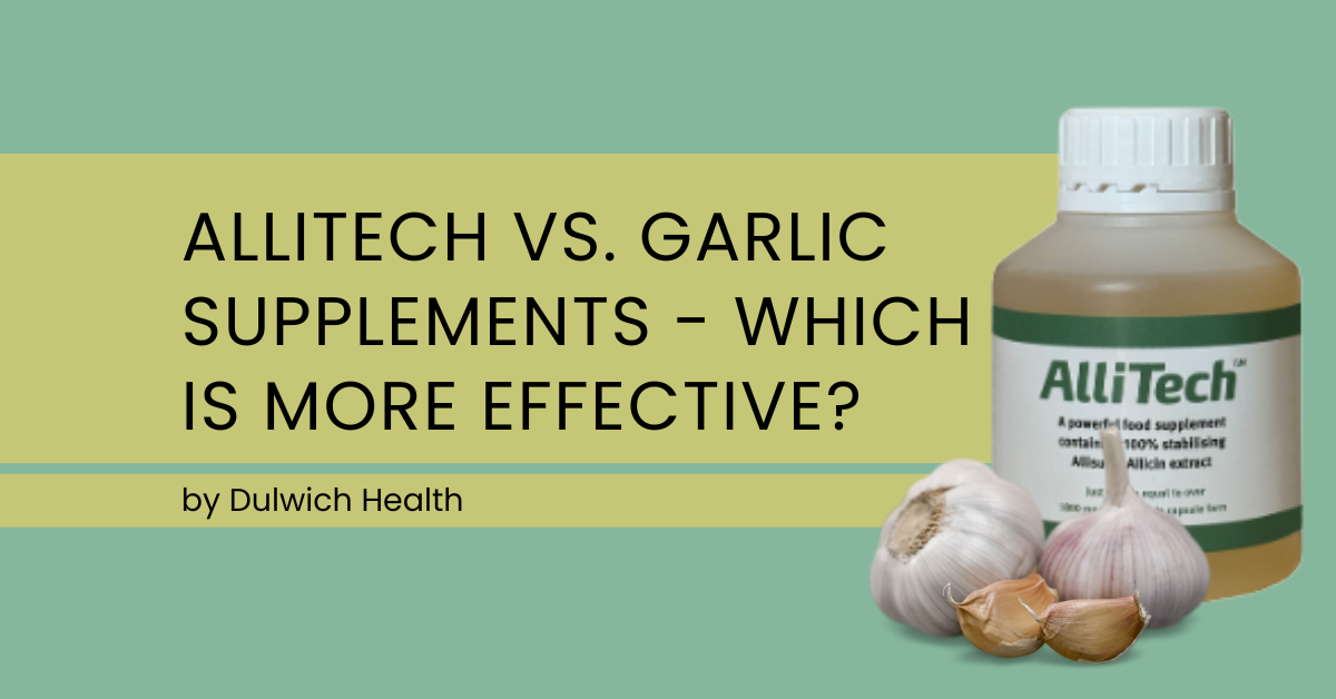 AlliTech vs. Garlic Supplements - Which is More Effective? – Dulwich Health